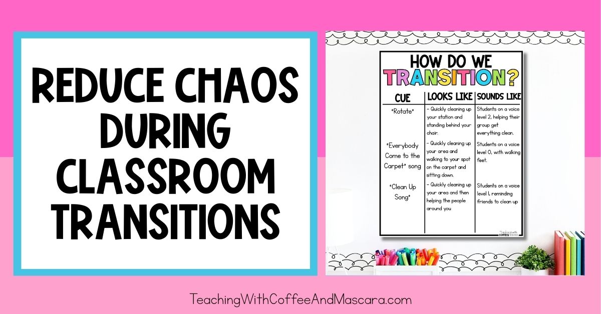 How to Create an Effective Transitions Anchor Chart (So You Stop ...