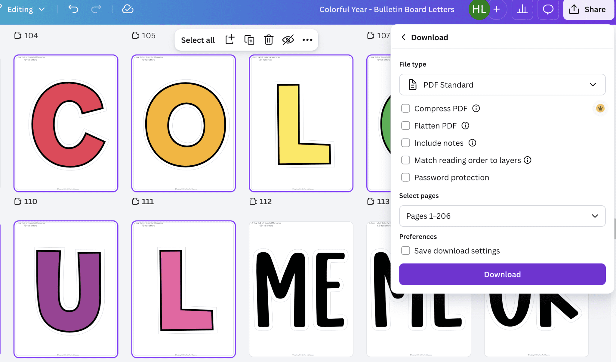 How to Make Bulletin Board Letters in Canva (With the Perfect White ...